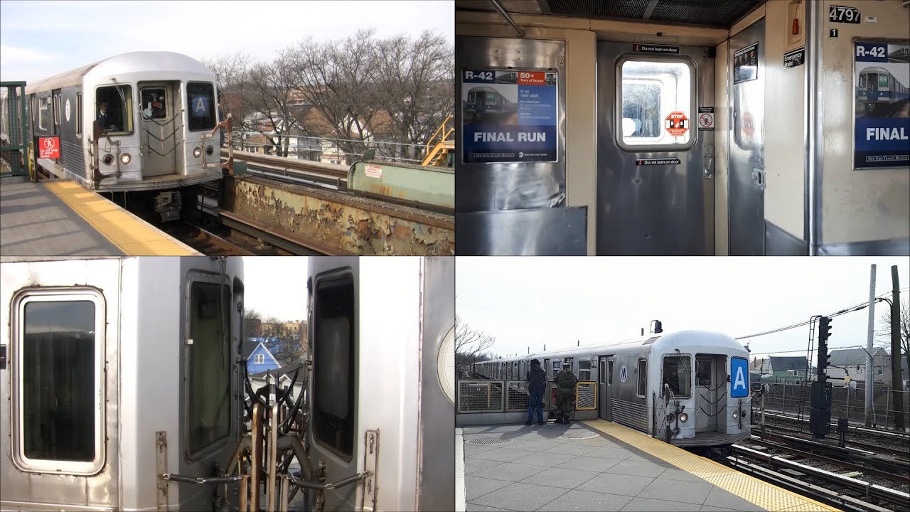 ᴴᴰ NYC Subway (special): R42 final run (1969–2020) - YouTube