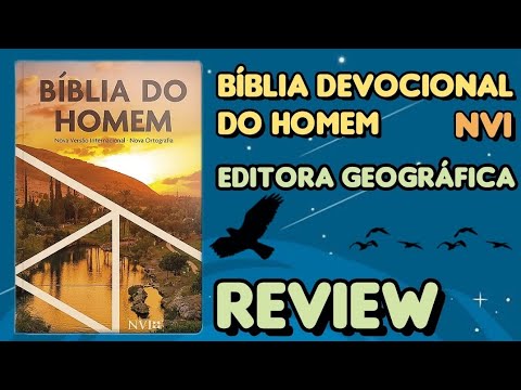 Review da Bíblia devocional do Homem Editora Geográfica - NVI - YouTube