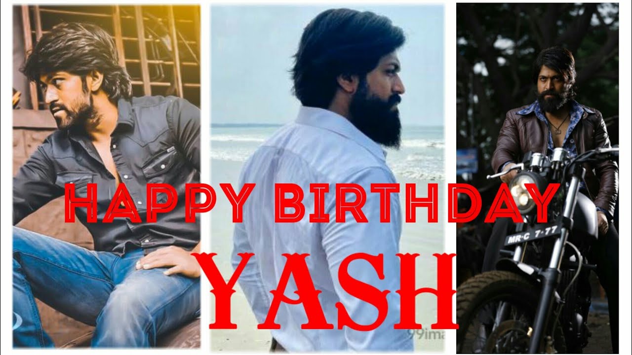 Happy Birthday Birthday Yash Full Screen HD Whatsapp Status || Happy ...