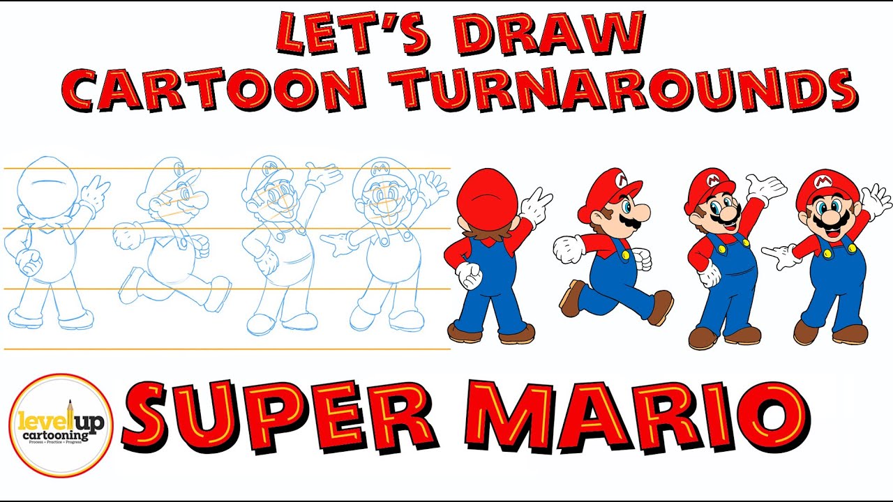 Lets Draw Super Mario - YouTube