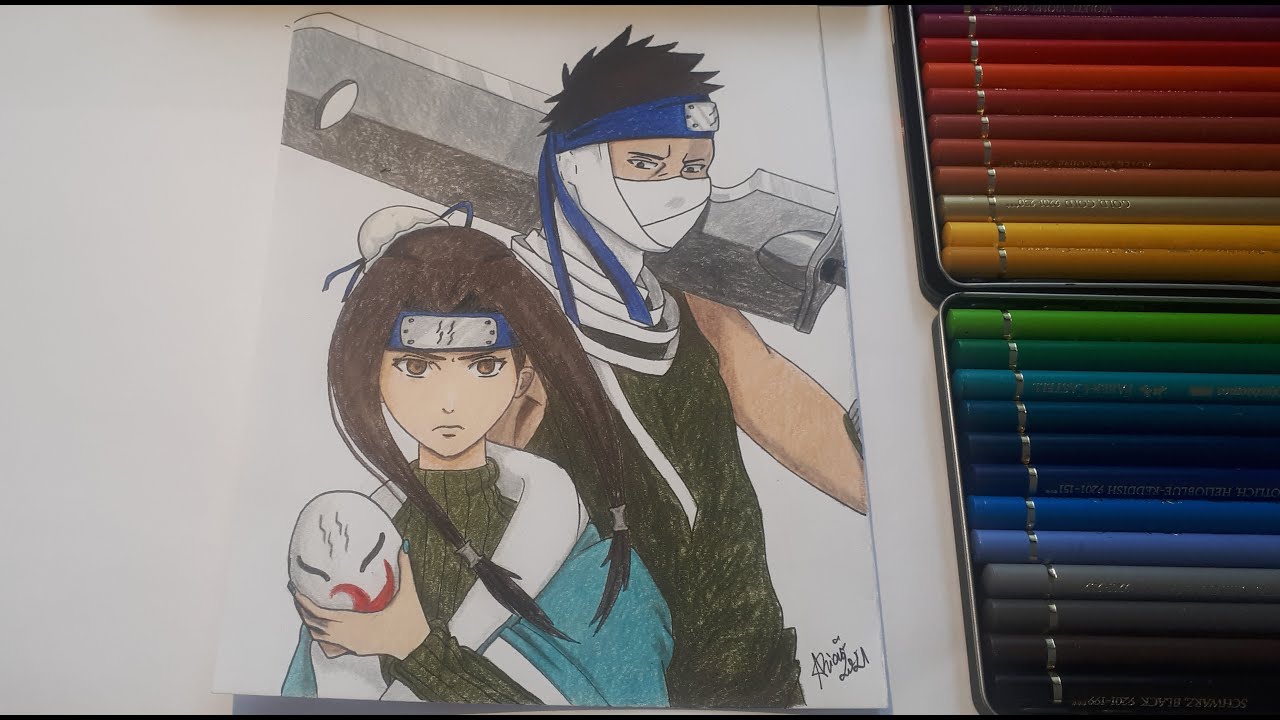 Zabuza And Haku Drawing