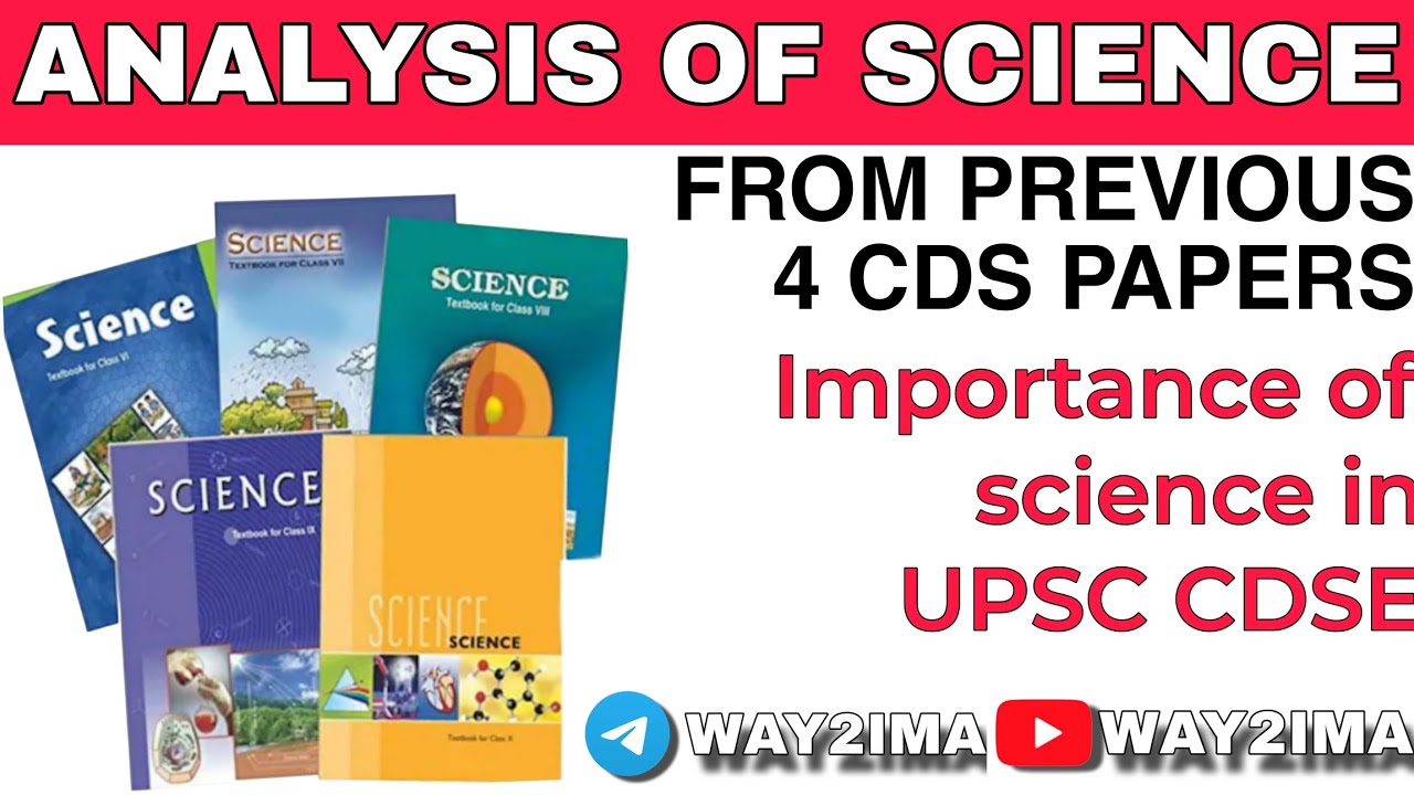 Analysis of science - UPSC CDS - WAY2IMA - importance of science in ...