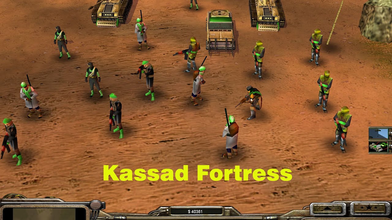 General Zero Hour Continue Custom Mission - Kassad Fortress - YouTube