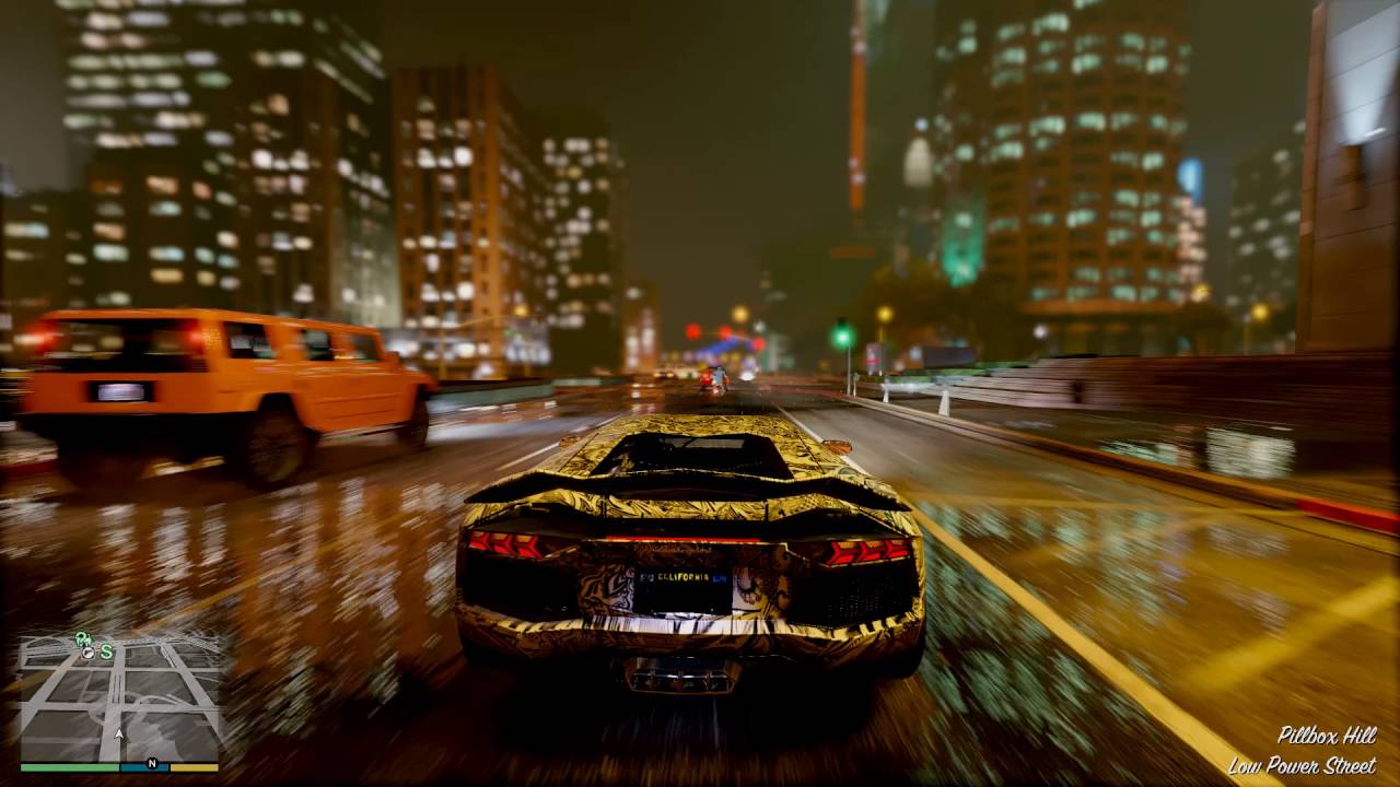 GTA 5 REAL CAR Lamborghini Aventador [ANIMATED CAR MOD] - YouTube