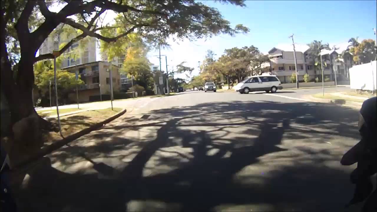 Stop at a stop sign? Or look left? What for? - YouTube