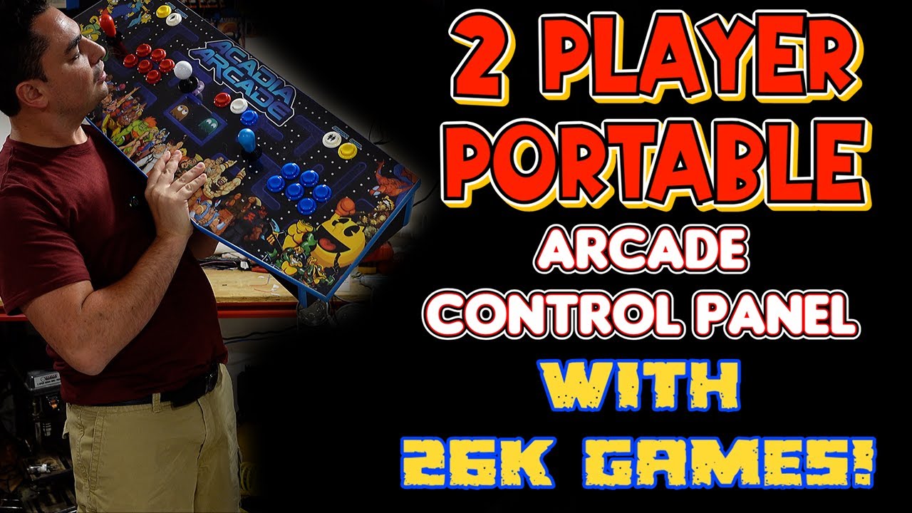 26k Arcade and Retro Games ON THE GO! Portable 2 Player Arcade Control ...