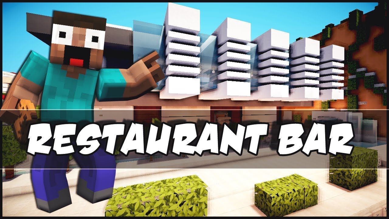 Mcpe:How to make a bar - YouTube