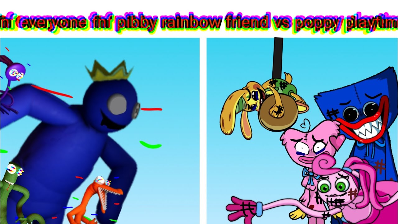 fnf everyone pibby rainbow friend vs poppy playtime song video - YouTube