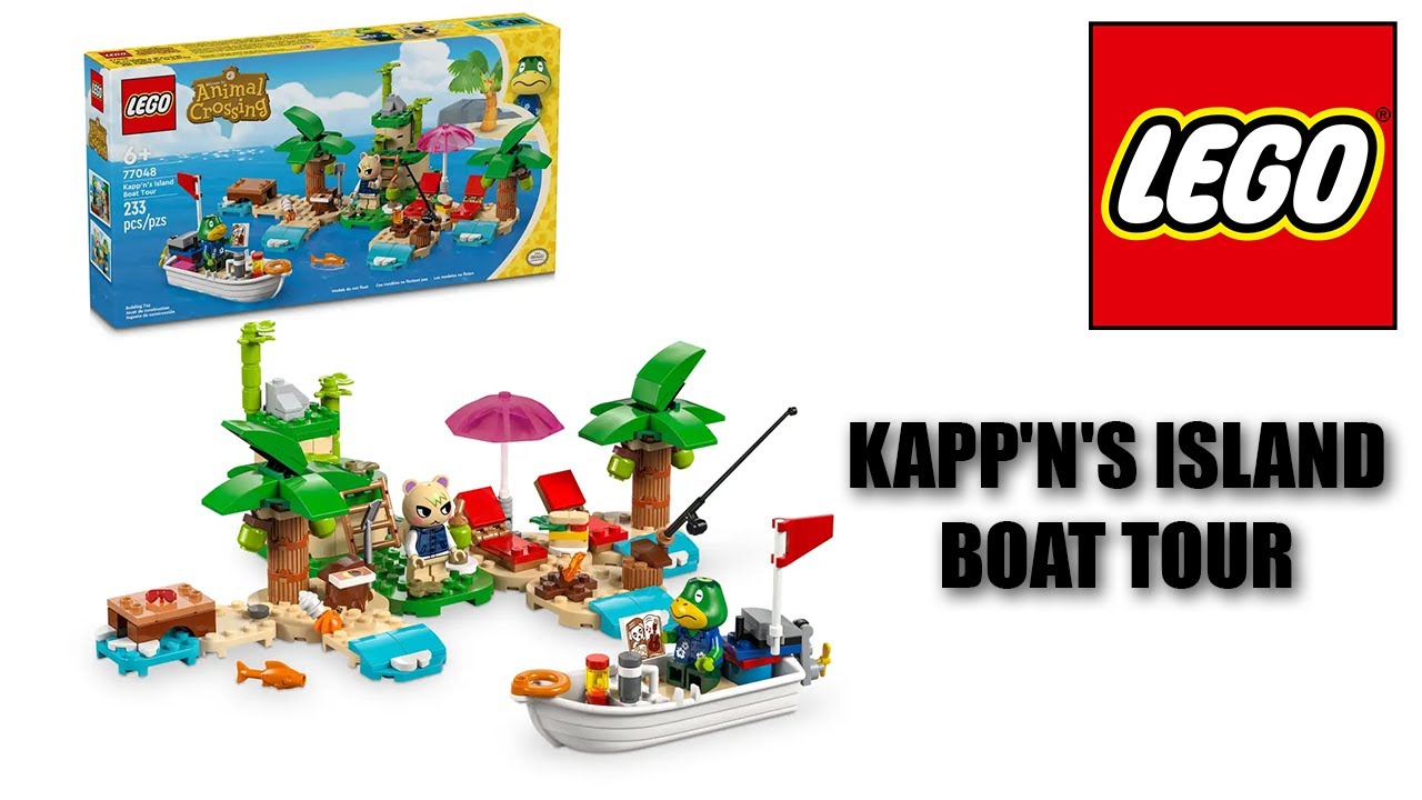 LEGO Animal Crossing Kapp'n's Island Boat Tour Build! - YouTube