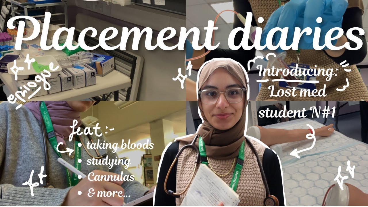 Med student hospital placement vlog🩺🏥 | taking bloods 💉 - YouTube