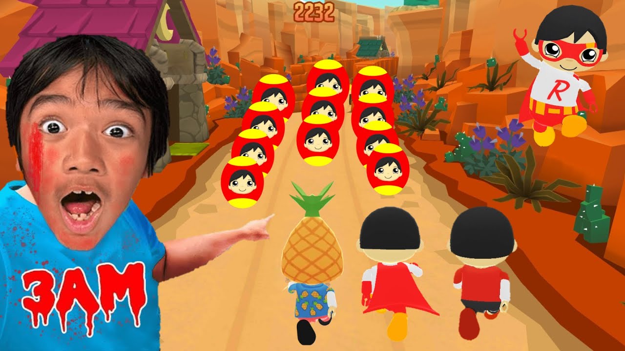 Tag with Ryan - Red Titan 🆚 Pineapple Ryan 🆚 Ryan the Clown 🆚 Wizard ...