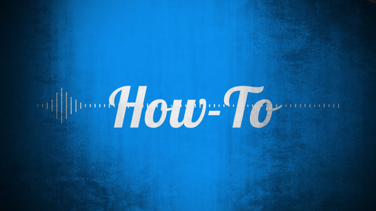 How To After Effects Intro YouTube How To After Effects Intro YouTube