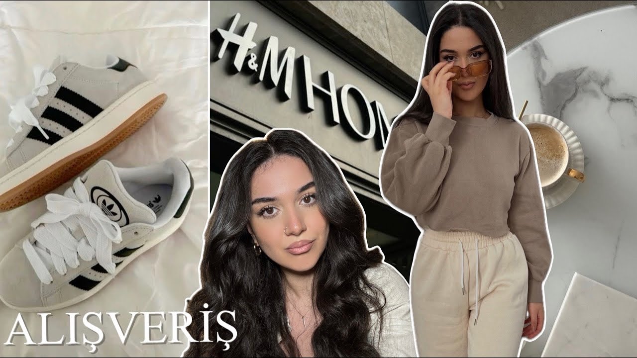 YİNE ALIŞVERİŞ YAPTIM I adidas campus ayakkabıları, h&m haul, moda nisa ...