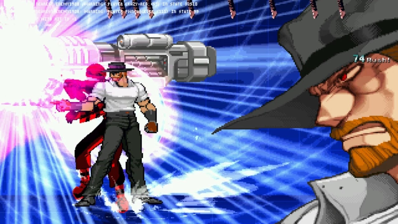 MUGEN: Chuck Norris V.S Crazy Red (12p) - YouTube