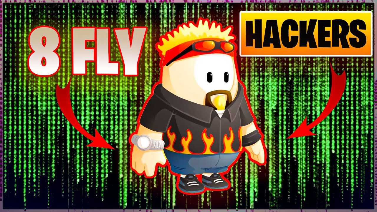 FALL GUYS 8 FLYING HACKERS !! - fall guys best moments and highlights ...