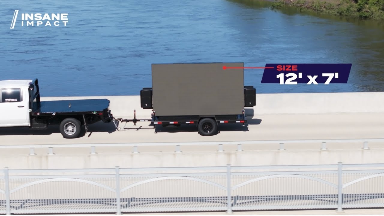 Highlights of the MAX 127 Mobile LED Trailer by Insane Impact - YouTube