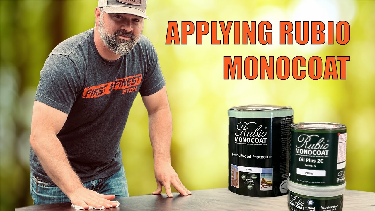 Rubio Monocoat 2C Pure Application on some INCREDIBLE Washington Walnut ...