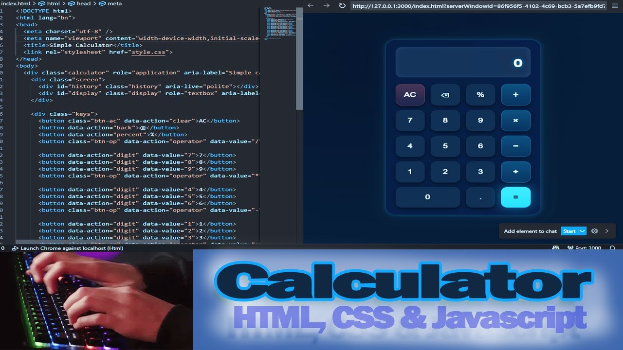 ASMR Coding: Building a Magical Calculator with HTML, CSS & JavaScript ...