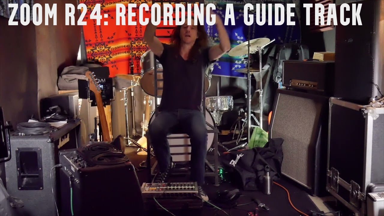 Zoom R24: Recording a Guide Track for "I'm Your Man" - YouTube