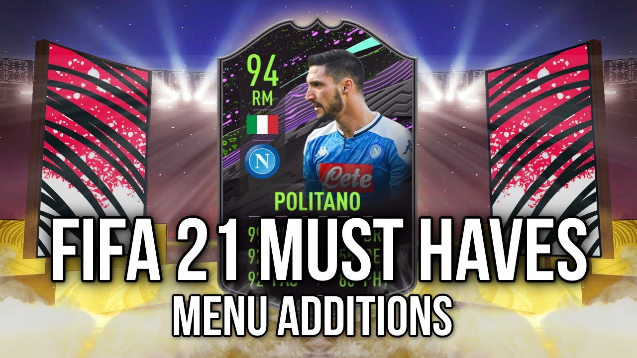 FIFA 21 MENU MUST HAVES - WHAT I WANT IN FIFA 21 - YouTube