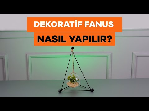 Dekoratif Fanus Yapımı - Kendin Yap Ev Dekorasyon Fikirleri