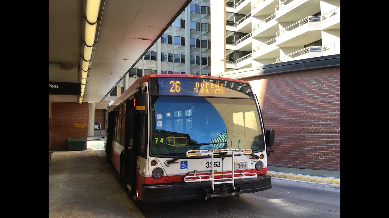 TTC Westbound Ride Video on 3363 on route 26 Dupont - YouTube
