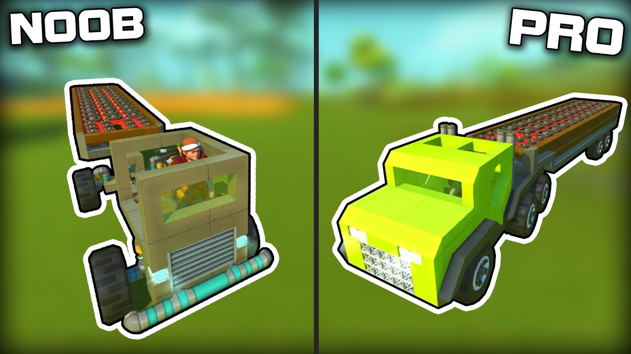 NOOB vs PRO Explosive Transport Challenge! (Scrap Mechanic Gameplay ...