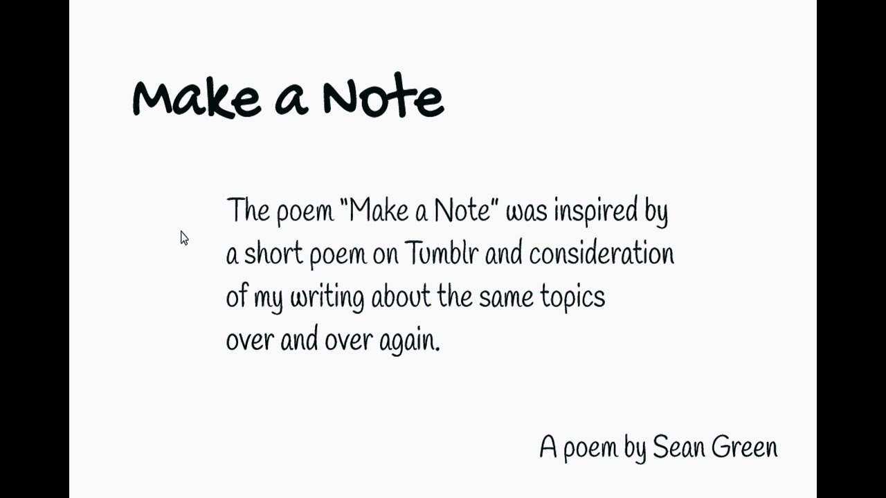 Spoken Word Poetry Tumblr