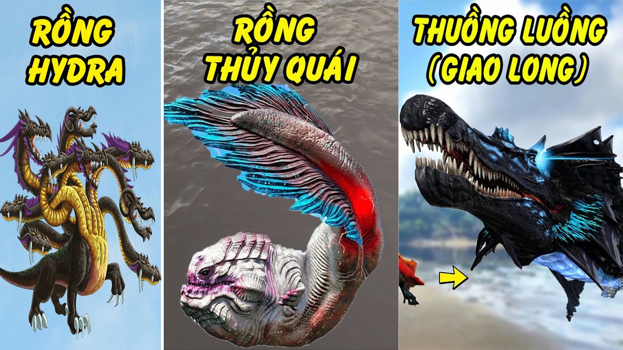 ARK - Tổng hợp cuộc đời Những loài Rồng kỳ lạ | GHTG - YouTube