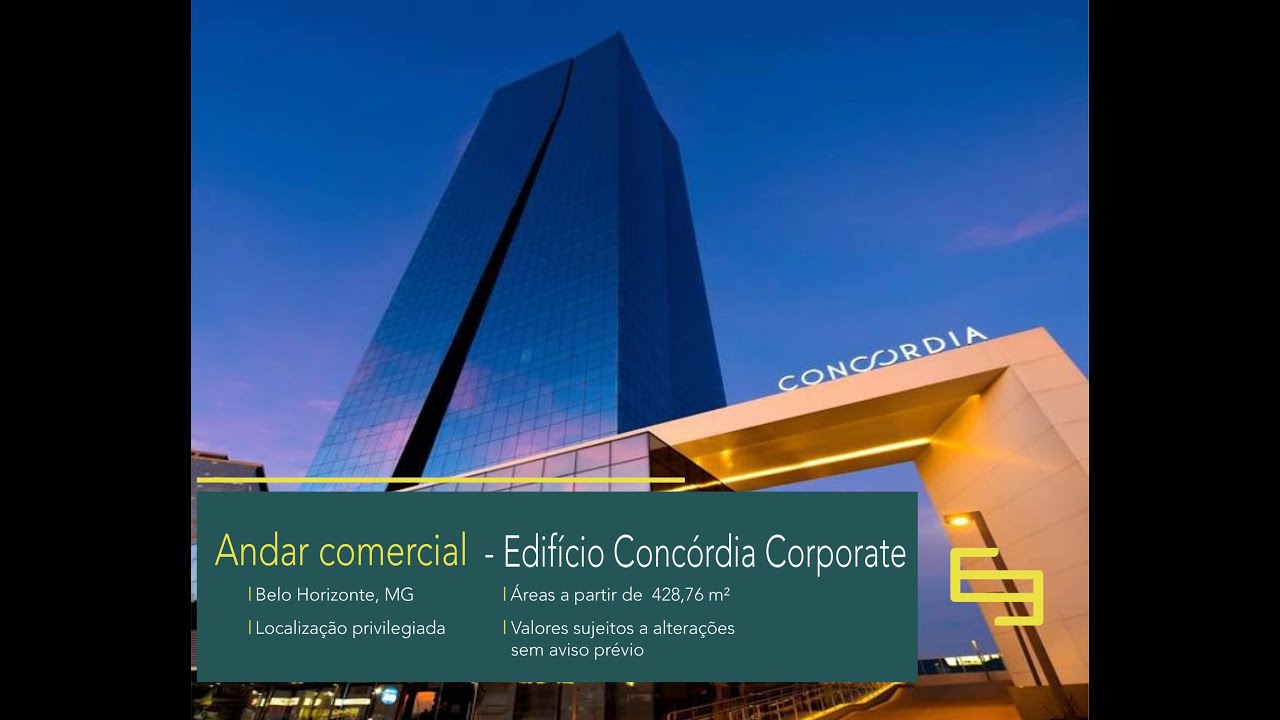 Andar corporativo na Vila da Serra em Nova Lima - Edifício Concórdia ...