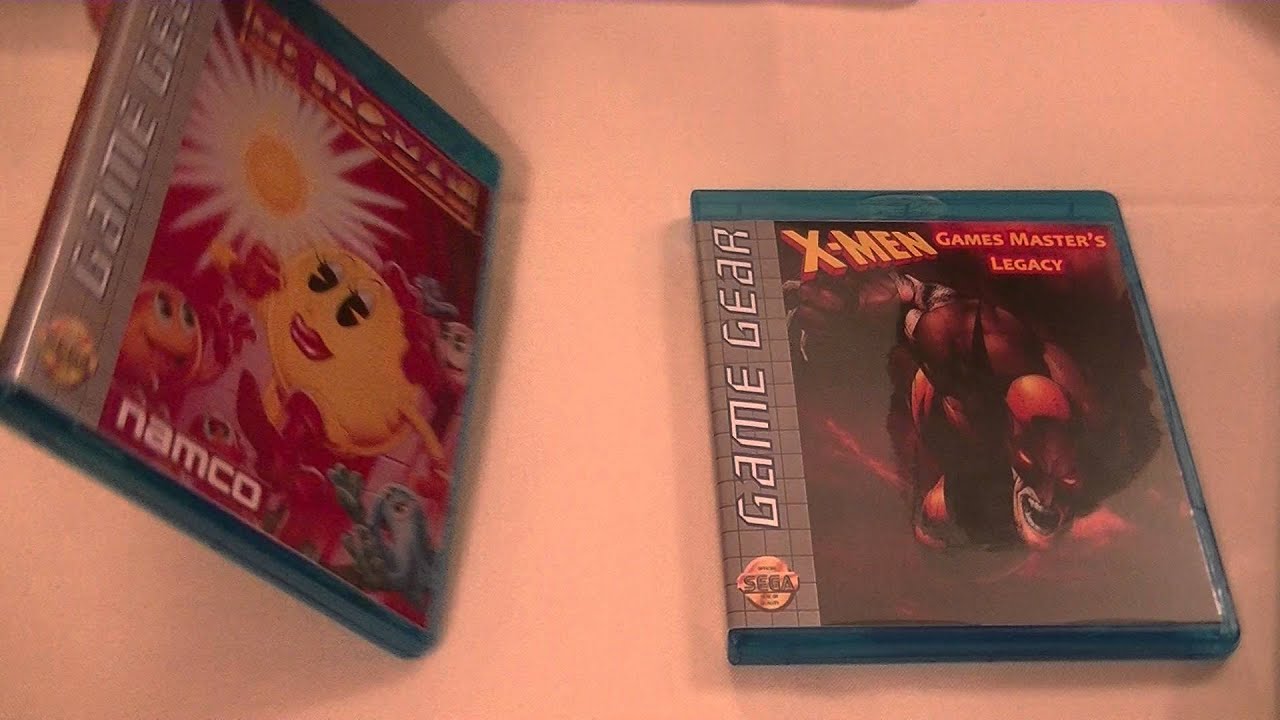 Sega Game Gear Custom Game Cases - YouTube