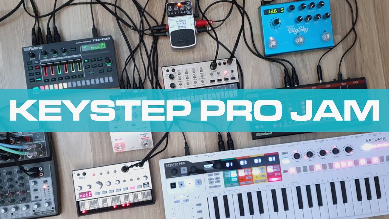 Arturia KeyStep Pro Synth Jam - YouTube