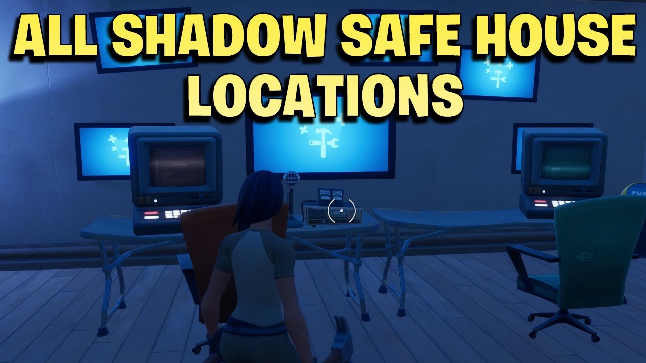 All shadow safe house locations - Fortnite - YouTube