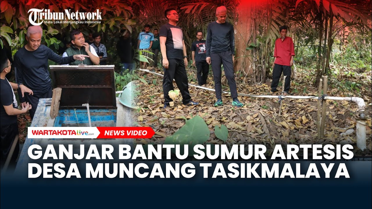 Ganjar Bantu Bikin Sumur Artesis di Desa Muncang, Sodonghilir ...
