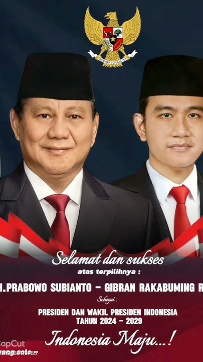 Selamat Dan Sukses Atas Terpilihnya Prabowo Subianto Sebagai Presiden