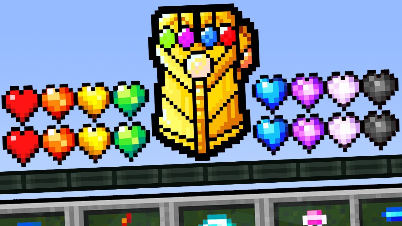 Minecraft, But With Infinity Hearts... - YouTube