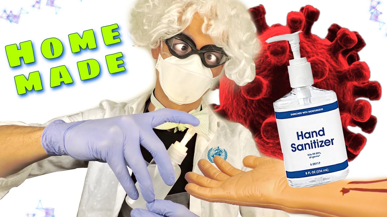 How to make hand sanitizer home made - WHO recommended formula! - YouTube