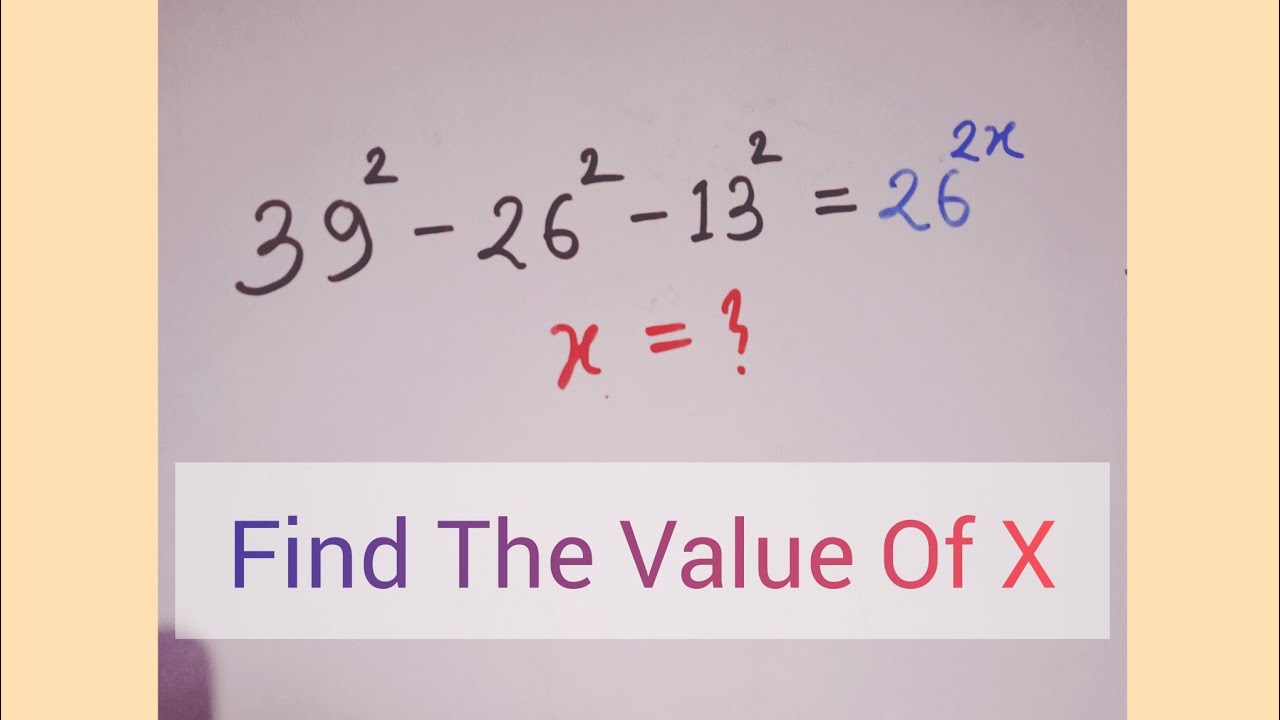 A Nice Exponents problem solution - YouTube