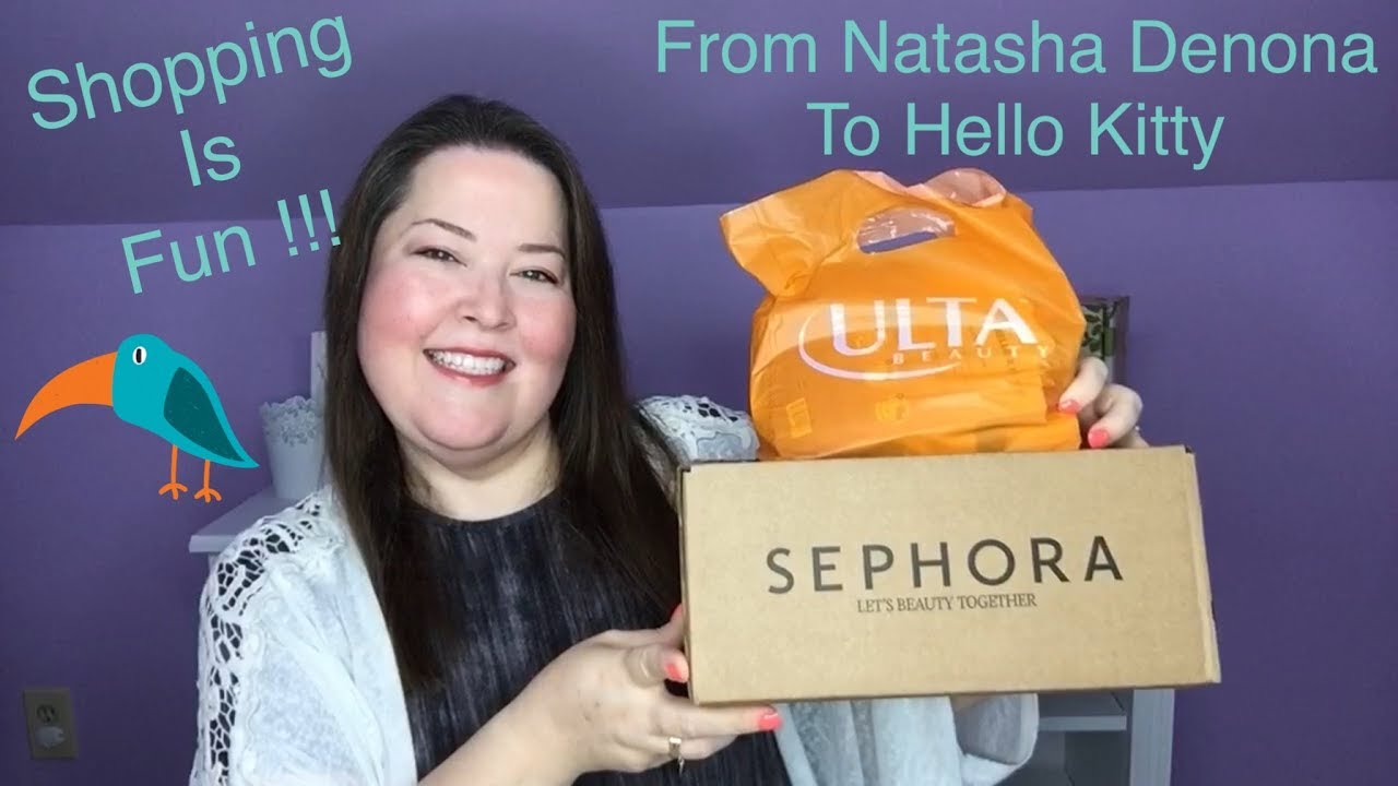 Sephora And Ulta Haul / Natasha Denona /Hello Kitty - YouTube