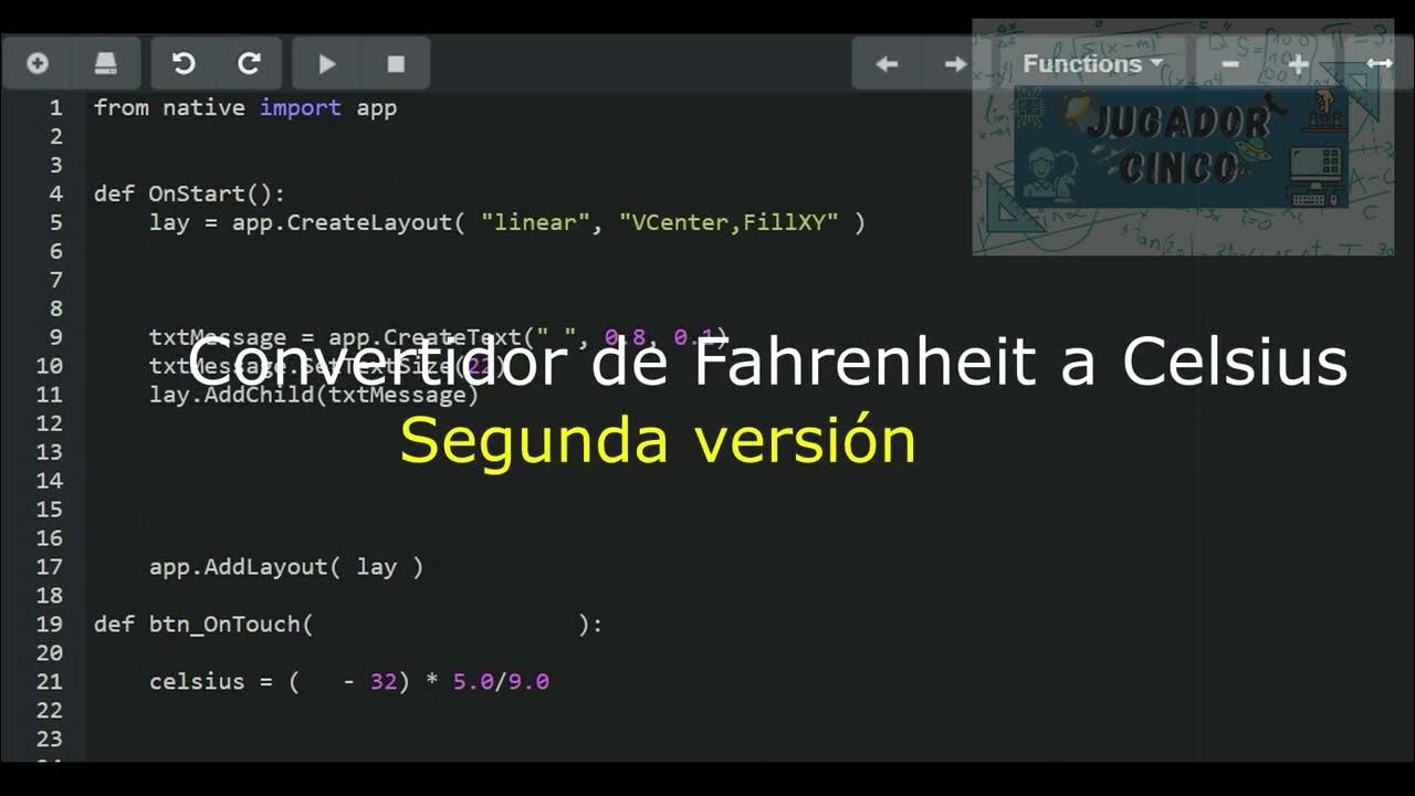 PASATIEMPOS INFORMATICOS-Un programa en Python usando Droidscript - YouTube