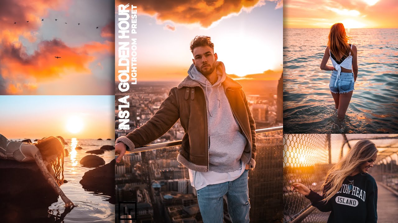 Insta Golden Hour - Lightroom presets | golden hour presets | sunset ...