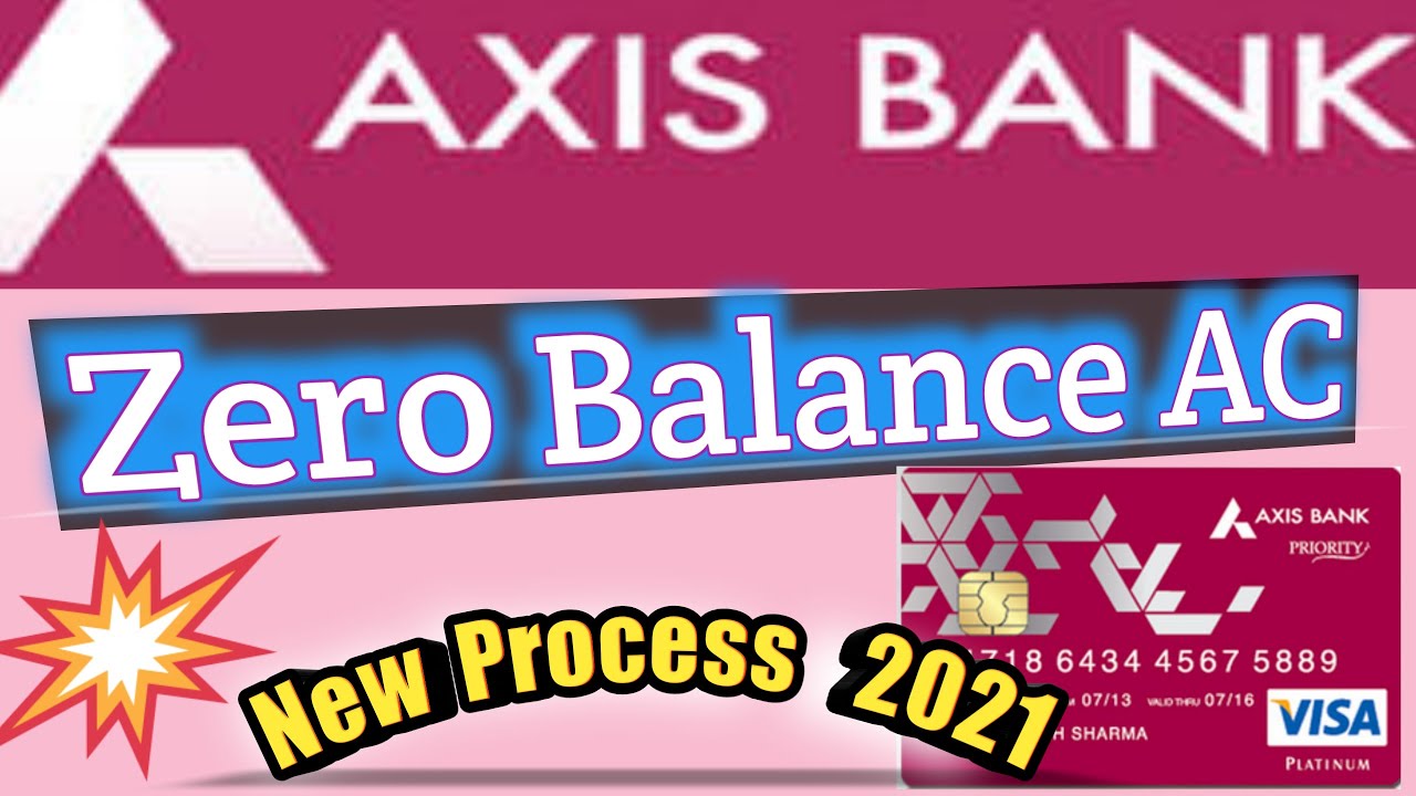 Axis bank Zero Balance account | Jan dhan yojana bank account opening ...