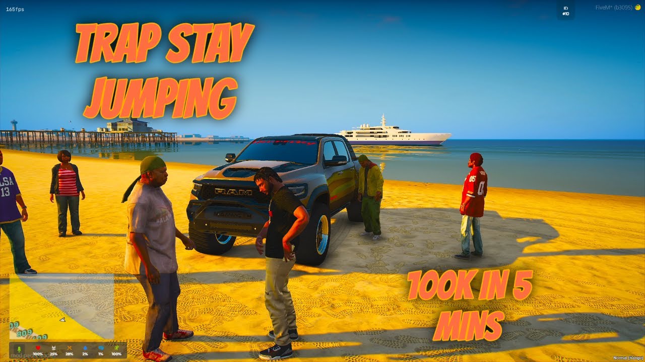 Made 100 Racks Trapping On The Beach | GTA 5 RP - YouTube