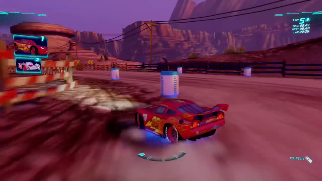 Cars 2 The Video Game | Lightning McQueen - Radiator Sprint | 9 laps ...