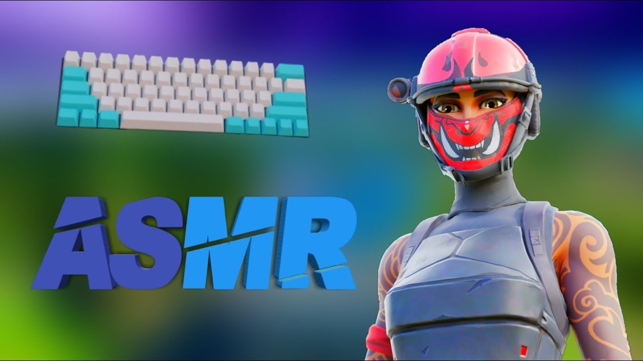 ASMR Unreal Fortnite Ranked blue switches keyboard *No HandCam* New ...