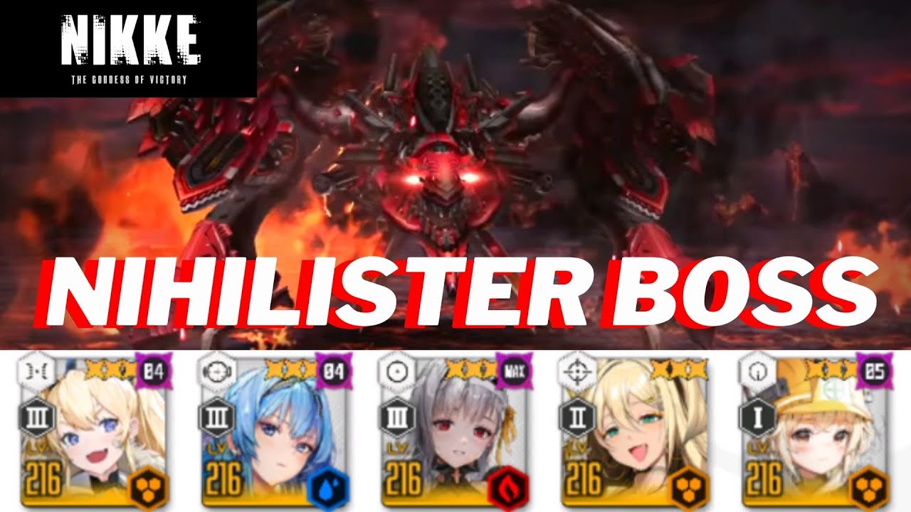 [NIKKE] Nihilister Boss Fight 20-31 - YouTube