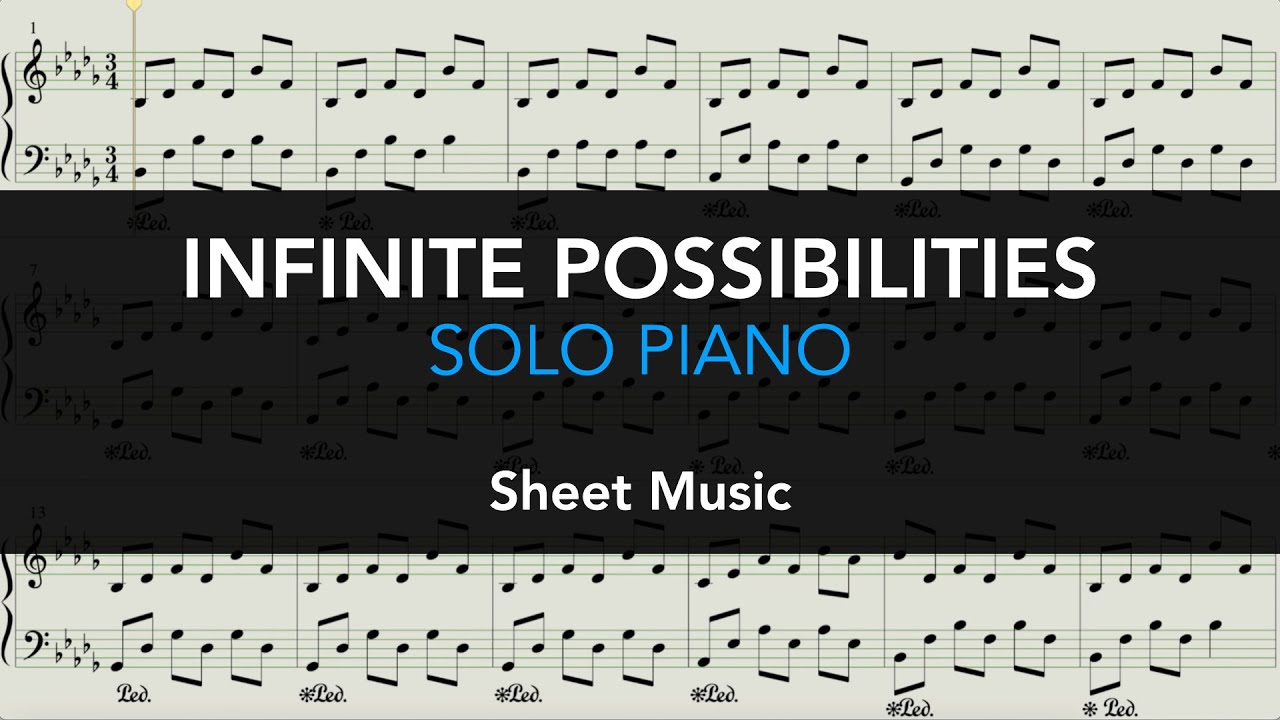 Emotional and Inspiring Piano | Sheet Music - INFINITE POSSIBILITIES ...