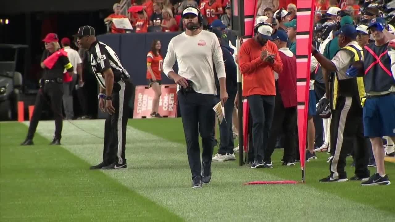 Broncos' quarterbacks coach Davis Webb shines in first shot as NFL play ...