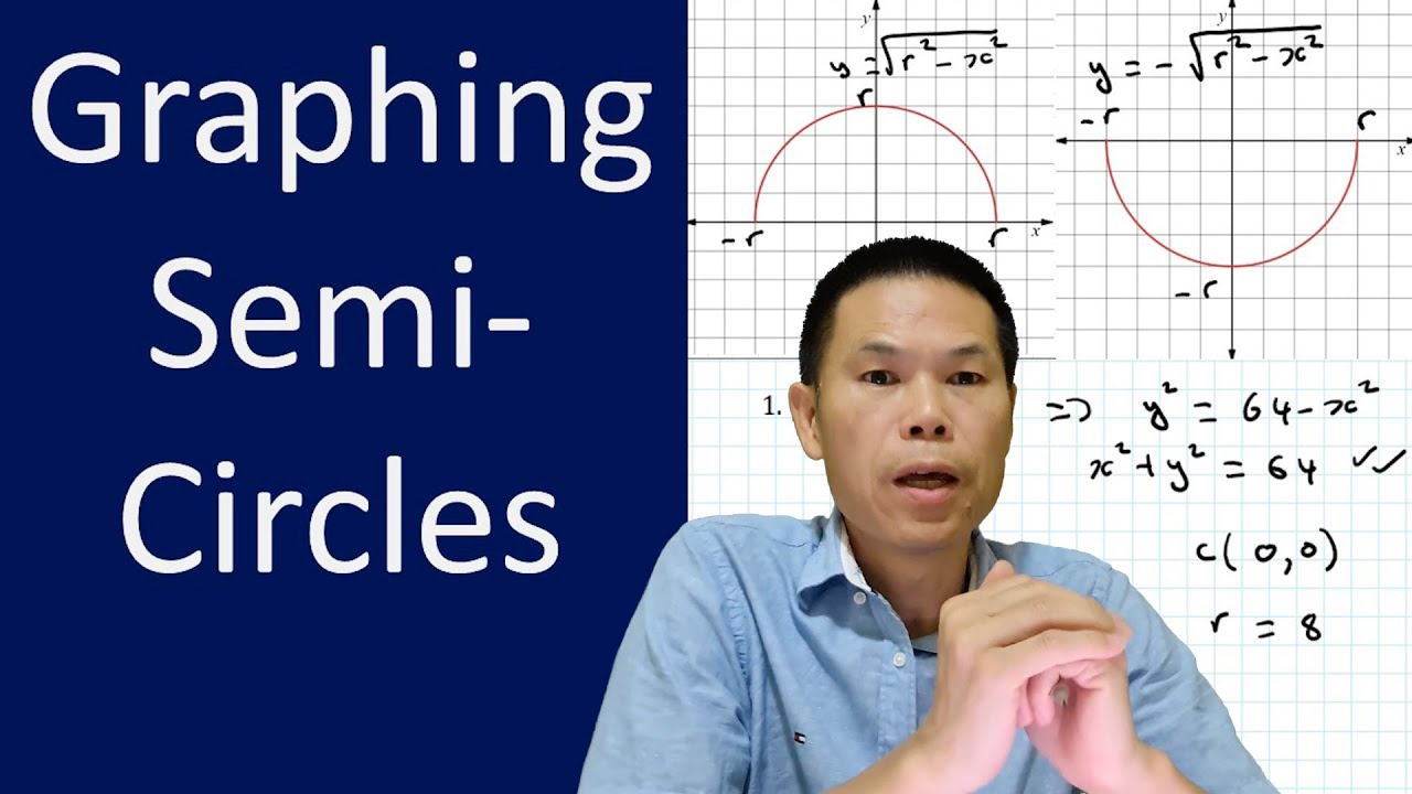 Graphing Semi Circles - YouTube