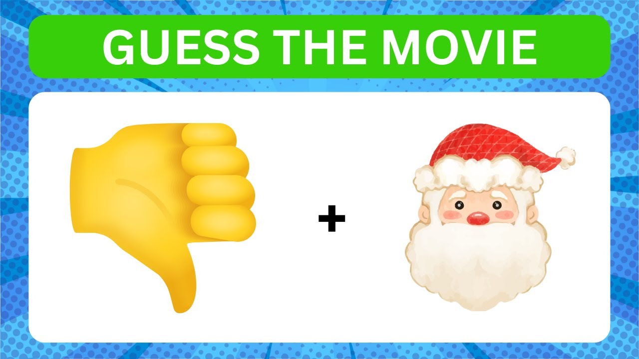 Guess the CHRISTMAS Movie by Emoji |Emoji Quiz 2024 | Quiz Manu | - YouTube